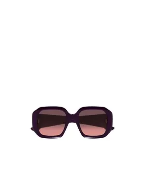 Chloé Eyewear Geometric Frame Sunglasses - Black