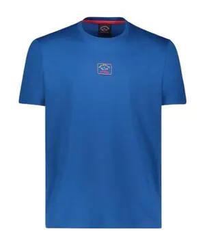 Paul & Shark T-shirt With Round Neck And Short Sleeves - Blue