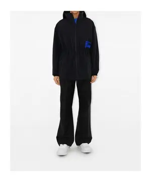 Burberry Equestrian Knight Zip-up Hooded Jacket