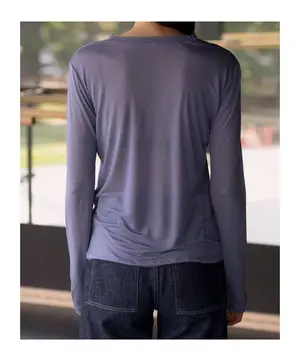 BASERANGE Long Sleeve T-shirt - Gray