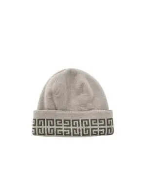 Givenchy Logo Beanie - Gray