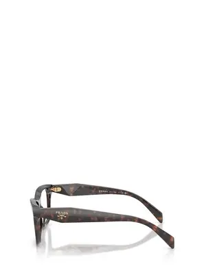 Prada Square Frame Eyeglasses - Gray