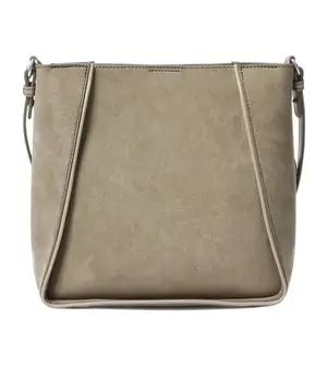 Stella McCartney Logo Square Crossbody Bag - Khaki