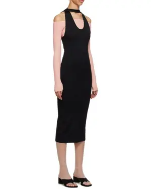 MAISON MARGIELA Sleeveless Midi Dress