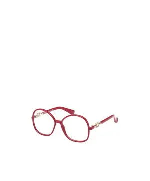 Max Mara Round Frame Eyeglasses - Red
