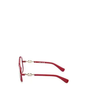 Max Mara Round Frame Eyeglasses - Red