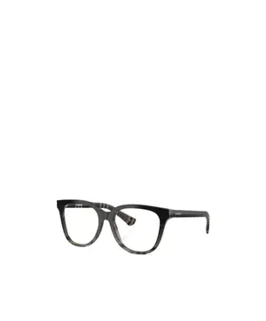 Burberry Round Frame Glasses - Black