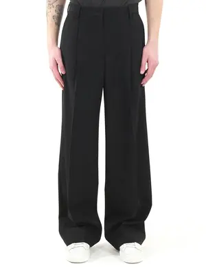 Dries Van Noten Logo Casual Pants - Black