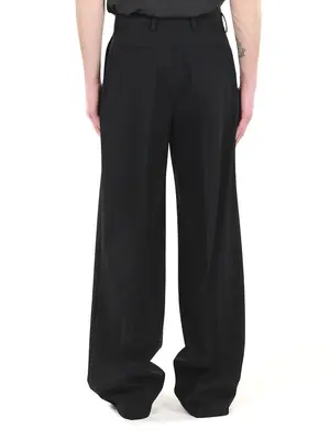 Dries Van Noten Logo Casual Pants - Black