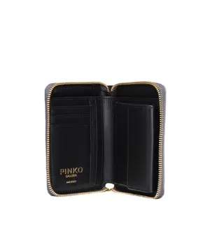 Pinko Galleria Square Zip-around Wallet - White