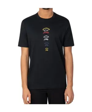 Paul & Shark T-shirt With Round Neck And Short Sleeves - Black
