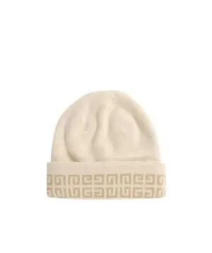 Givenchy Logo Beanie - Nude