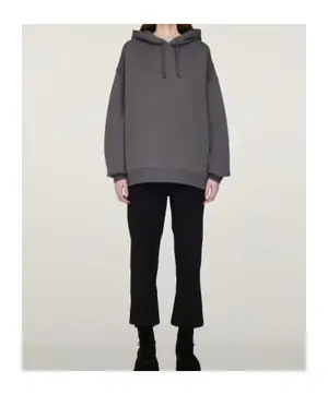 Y3 Oversized Graphic Hoodie - Granite