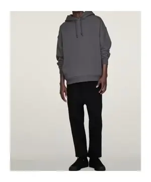 Y3 Oversized Graphic Hoodie - Granite