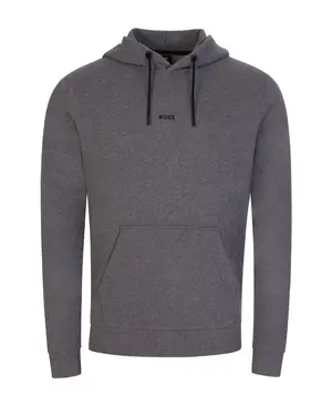 Hugo Boss Logo Print Cotton Hoodie
