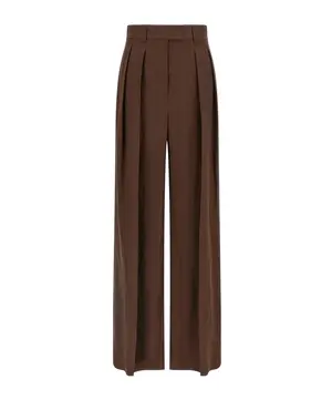 Brunello Cucinelli Pleated Mid-waist Trousers - Brown