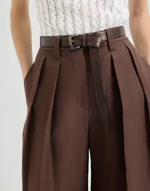 Brunello Cucinelli Pleated Mid-waist Trousers