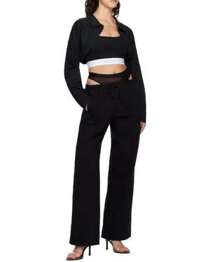 Alexander Wang Cropped Layered Shirt