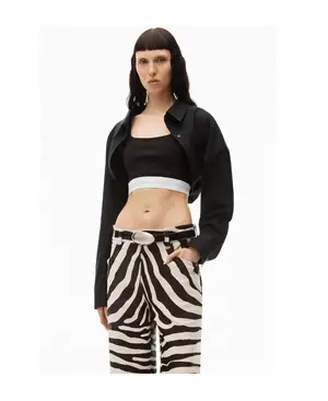 Alexander Wang Cropped Layered Shirt