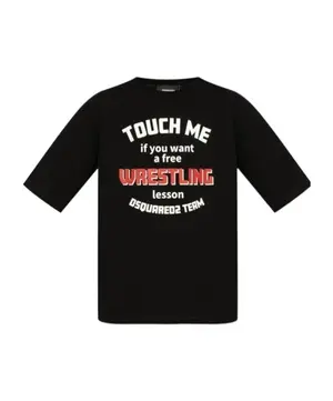 Dsquared2 Slogan Printed Crewneck T-shirt