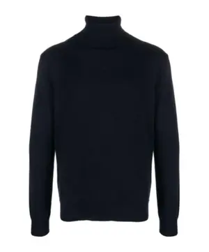 DONDUP Roll-neck Ribbed Jumper - Black