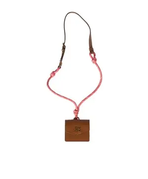 Miu Miu Leather And Cord Trick - Brown