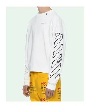 Off-White Twisted Line Arrow Pullover Hoodie