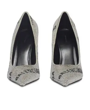 Balenciaga Rhinestone Embellished Pointed-toe Pumps
