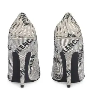 Balenciaga Rhinestone Embellished Pointed-toe Pumps