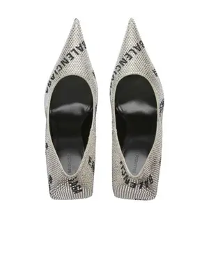 Balenciaga Rhinestone Embellished Pointed-toe Pumps
