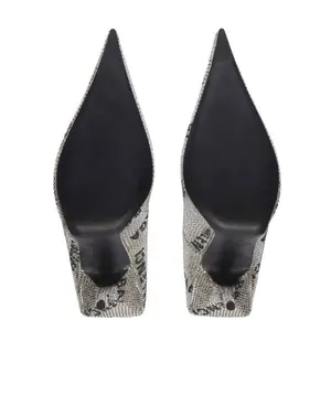 Balenciaga Rhinestone Embellished Pointed-toe Pumps