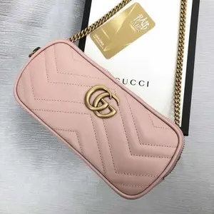 Gucci Gg Marmont Mini Chain Strap Shoulder Bag