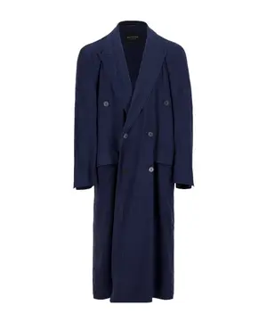 Balenciaga Double Breasted Coats For Men