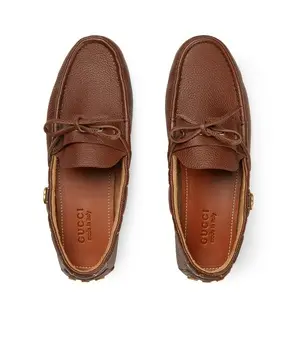 Gucci Interlocking G Detail Loafers