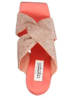 SEBASTIAN MILANO Embellished High-heeled Sandals