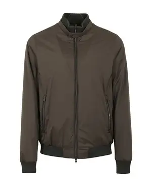 Herno High-neck Zipped Bomber Jacket