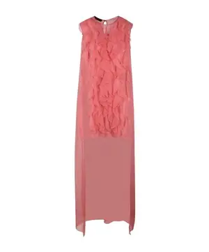 Alberta Ferretti Sleeveless Ruffled Top
