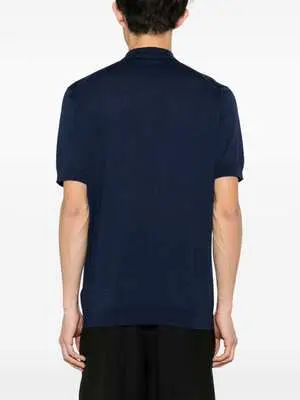 John Smedley Adrian Short-sleeve Polo Shirt - Black