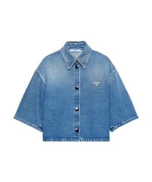 PRADA Prada Short Sleeve Denim Shirt