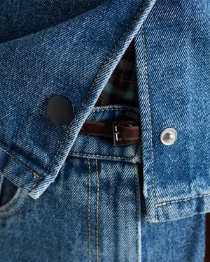 Prada Short Sleeve Denim Shirt - Light Blue