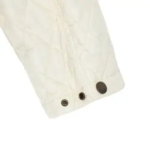 Burberry Cropped Quilted Hooded Jacket - Nutmeg