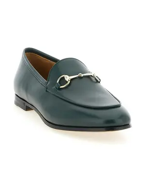 Gucci Jordaan Horsebit Loafers - Green