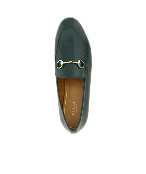 Gucci Jordaan Horsebit Loafers - Green