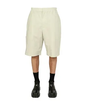 AMBUSH Elasticated Waist Shorts With Embroidered Logo - Nude