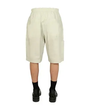 AMBUSH Elasticated Waist Shorts With Embroidered Logo - Nude