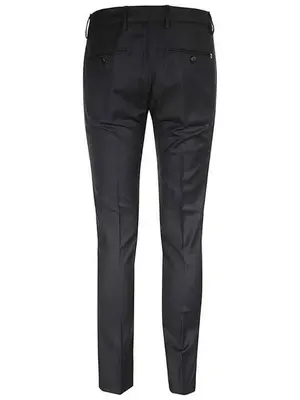 DONDUP Tailored Logo Detail Trousers