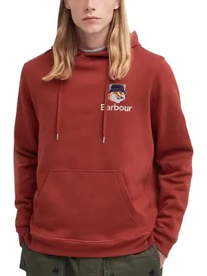 Maison Kitsuné Barbour X Fox Hooded Hoodie