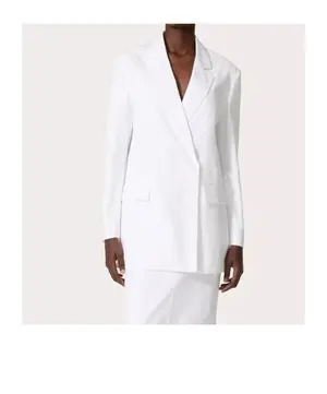 Valentino Garavani Double-breasted Long-sleeved Jacket