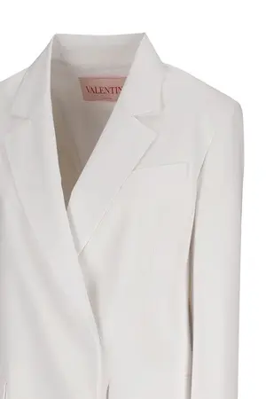 Valentino Garavani Double-breasted Long-sleeved Jacket
