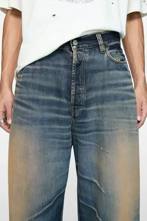 Acne Studios Super Baggy Fit Jeans - Blue